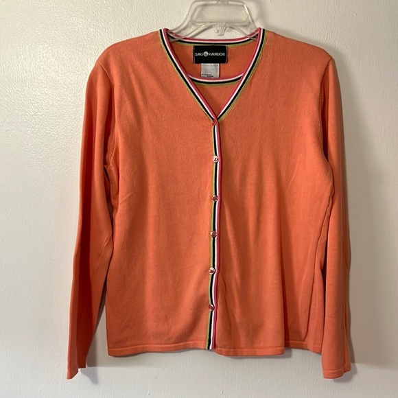 Sag Harbor | Sweaters | 32 Sag Harbor Cardigan Sweater With Attached ...
